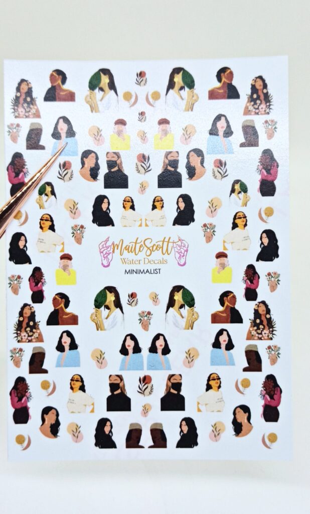 Calcos al Agua- Maite Scott “Minimalist” | Miscelaneas