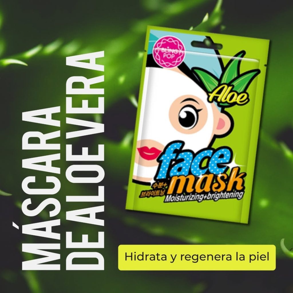 Mascarilla facial aloe vera – Bling Pop | Miscelaneas
